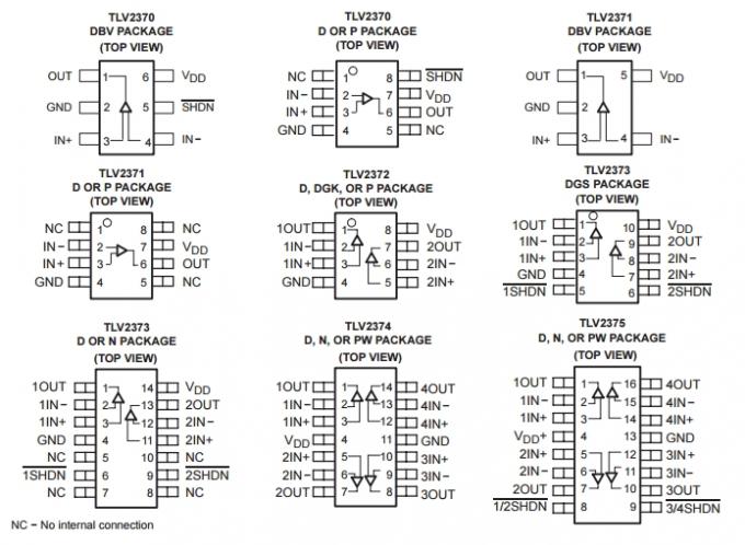 TLV2374IDR Electronic IC Chips RAIL-TO-RAIL INPUT/OUTPUT OPERATIONAL AMPLIFIERS