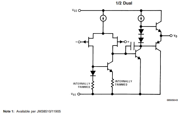 LF412CN IC Chip Low Offset , Low Drift Dual JFET Input Operational Amplifier
