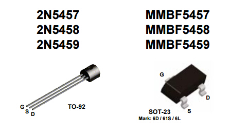 2N5459 Power Mosfet Transistor N-Channel To-92 Original Stock FSC