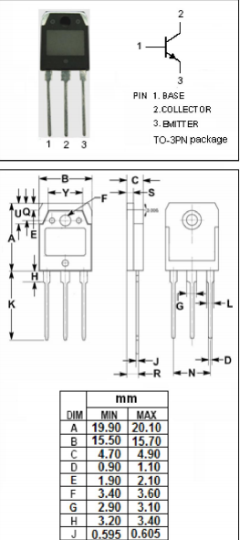 ISC 3 Pin Transistor BUX98P High Voltage Fast Switching NPN Power ...