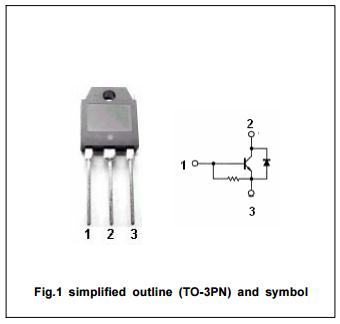 Silicon High voltage general purpose npn transistor Built in damper ...