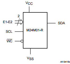 1 Mbit serial IC bus EEPROM Integrated Circuit Ic Chip M24M01-RMN6TP
