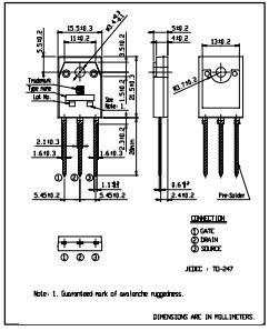 New & Original Power Mosfet Transistor N-Channel Silicon Power Mosfet ...