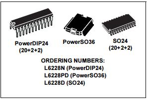 New & Original Dmos Driver For Bipolar Stepper Motor L6228d