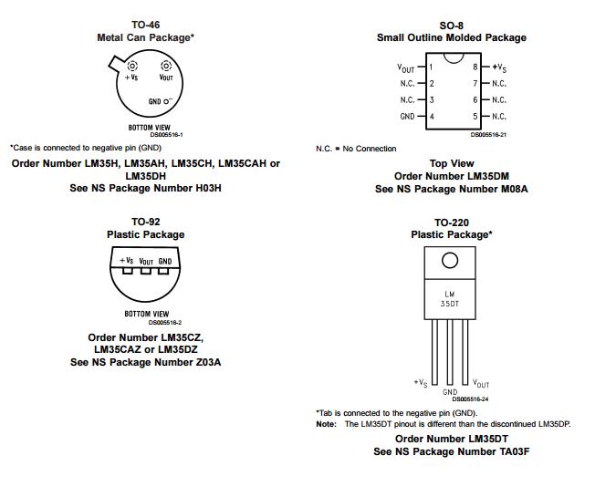 New & Original Precision Centigrade Temperature Sensors LM35DT