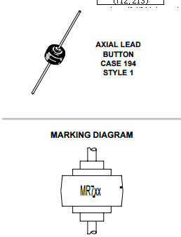 MR756 Power Mosfet Transistor High Current Lead Mounted Rectifiers