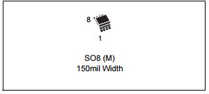 M41T56M6 Integrated Circuit Chip 512 bit (64 bit x8) Serial Access ...