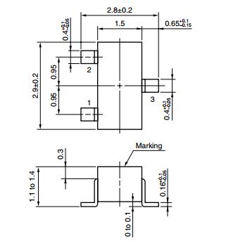 2SC3356- T1B NPN Silicon RF Power Mosfet Transistor 100 mA Collector ...