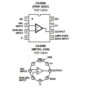 CA3080E integrated circuits ics Integrated Circuit Chip 2MHz ...