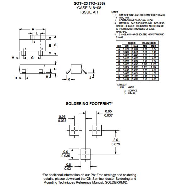 2N7002LT1G power mosfet ic Power Mosfet Transistor Small Signal MOSFET ...