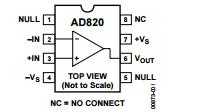 AD820ARZ amplifier ic chip Integrated Circuit Chip Single-Supply, Rail-to-Rail, Low Power FET ...