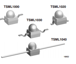 TSML1020 High Power Infrared Emitting Diode, 950 nm, GaAlAs/GaAs ...