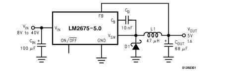 LM2675M-ADJ Integrated Circuit Chip SIMPLE SWITCHER Power Converter High Efficiency 1A Step-Down ...