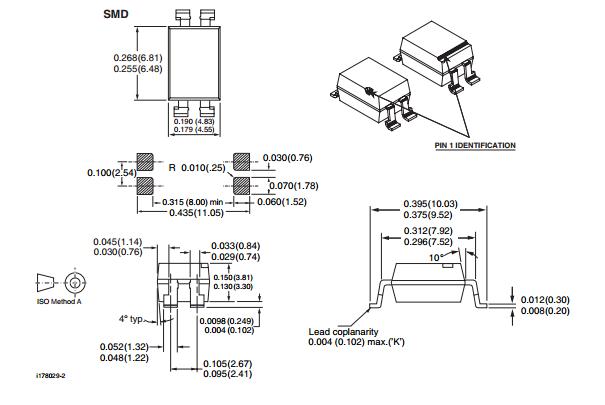 SFH6106-3 Integrated Circuit Chip Optocoupler, Phototransistor Output ...