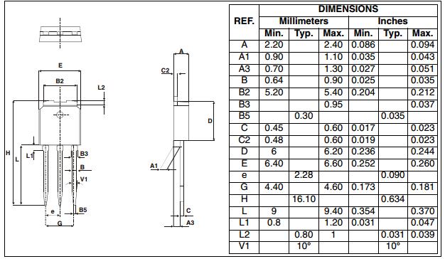T410-600B-TR Triacs Sensitive Gate Electronics Integrated Circuits ...