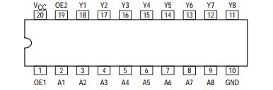 74HC541 IC Chip Programming Octal 3- State Non Inverting Buffer / Line Driver / Line Receiver