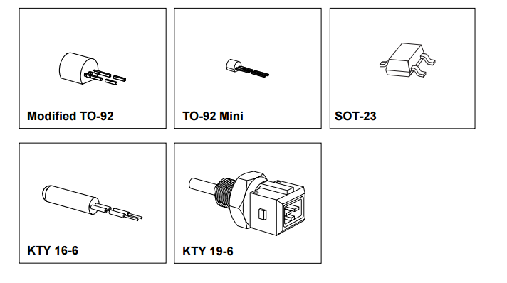 KTY11-6 Silicon Temperature Sensors digital pressure sensor ic ...
