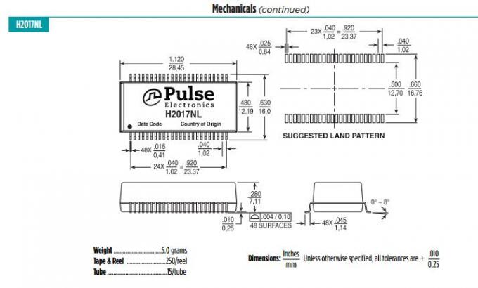 H2017NL Integrated Circuit Chip , programming ic chips Power OVER ...