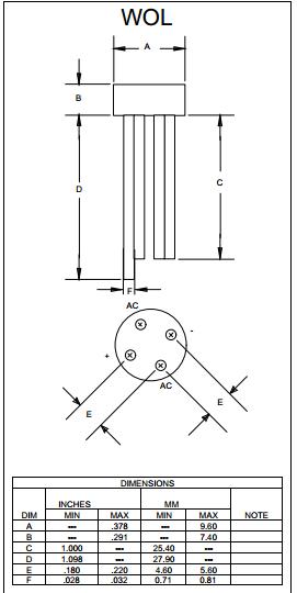 2W08 Rectifier Diode Single Phase Bridge Rectifier 800V Max DC Blocking ...