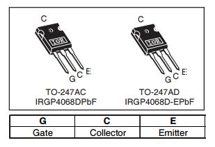 GP4068D Power Mosfet Transistor INSULATED GATE BIPOLAR TRANSISTOR