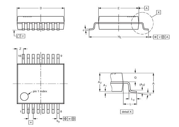 74LVC257ABQ Programmable IC Chips Quad 2 input multiplexer tv circuit ...
