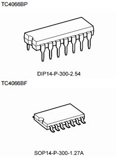 TC4066BP Electronic IC Chips QUAD BILATERAL SWITCH