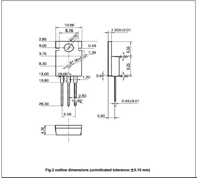 2SA940 Silicon PNP Power Transistors General Purpose Transistor NPN