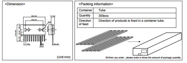BA5406 Stereo Speaker Amplifier ic chip / linear integrated circuits