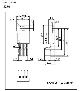 LA78040N Integrated Circuits Ics TV and CRT Display Vertical Output IC