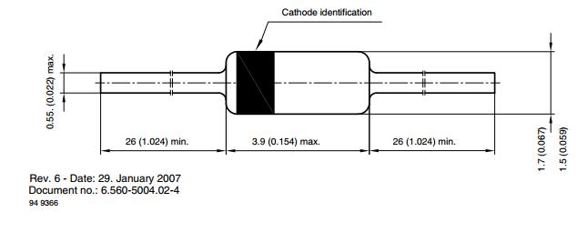 Bzx55c5v1 Rectifier Diode Small Signal Zener Diodes Silicon Zener Diodes