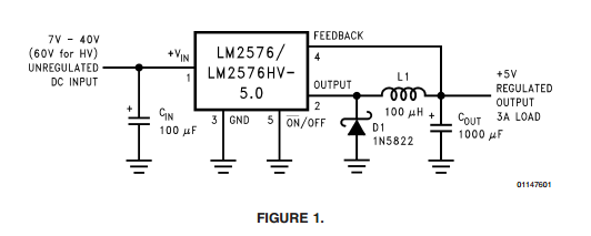 LM2576SX-12-NOPB Electronic IC Chips Step-Down switching Voltage Regulator