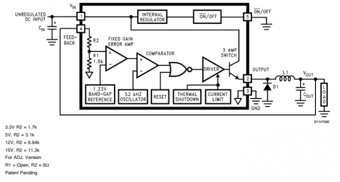 LM2576SX-12-NOPB Electronic IC Chips Step-Down switching Voltage Regulator
