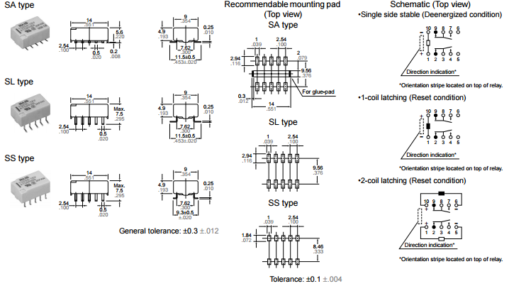 Tq2sa-3v Programmable IC Chips Low Profile Surface Mount Relay Latest ...