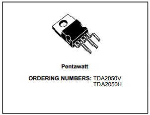 TDA2050V Power Mosfet Transistor 32W Hi-Fi AUDIO POWER AMPLIFIER