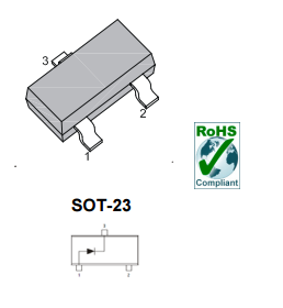 BAS16 Three Terminals SMD Switching Diode t2d diode Signal Schottky diode