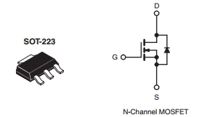 IRLL110TRPBF Power Mosfet ic Transistor electrical ic switching power ...