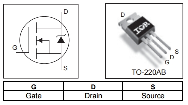 IRFB4229PBF Power Mosfet module PDP SWITCH N-Channel MOSFET Transistor