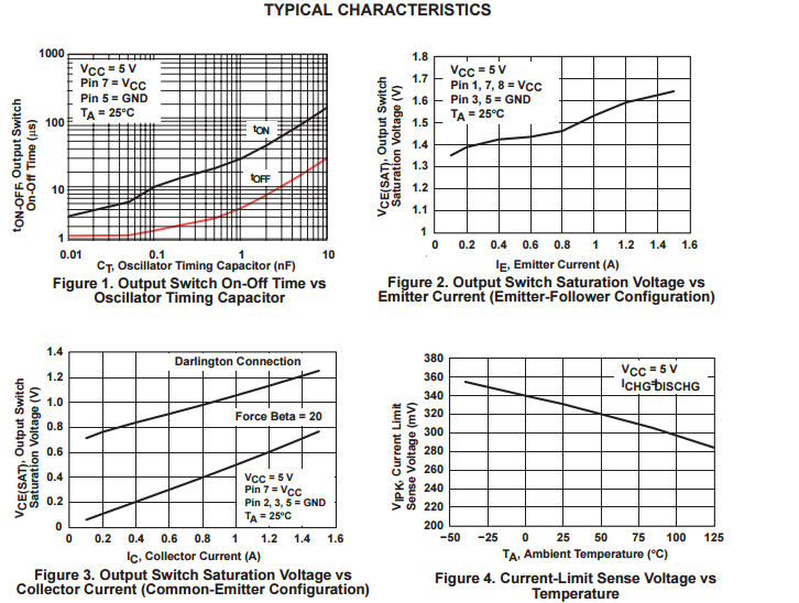Mc34063api 1.5-A Peak Boost / Buck / Inverting Switching Regulators ...