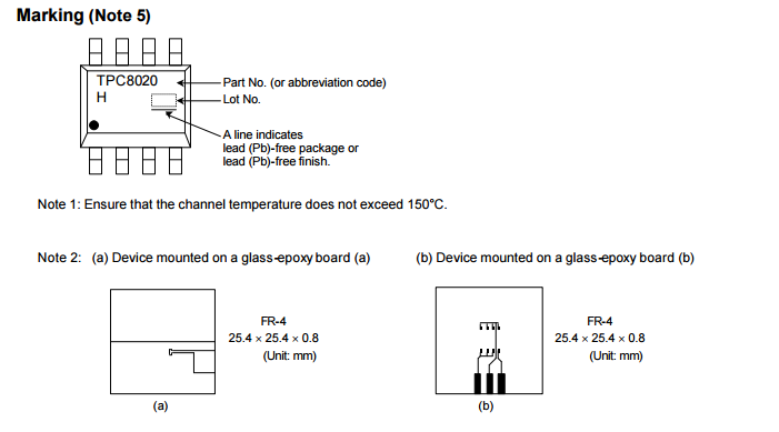 TPC8020-H Field Effect Power Mosfet Transistor Silicon N Channel MOS ...