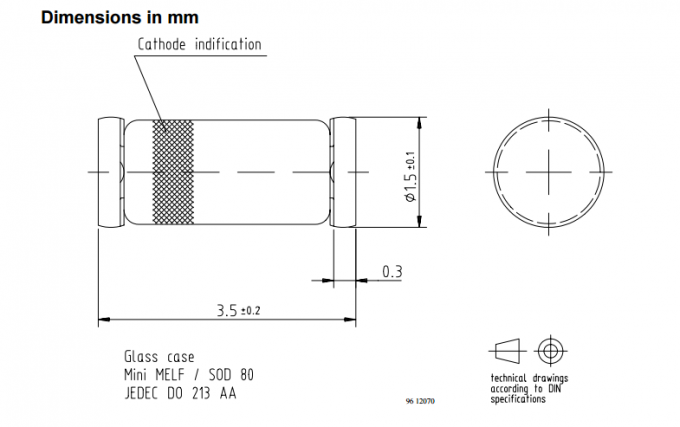 TZM5239B-GS08 Rectifier Diode Silicon Zener Diodes popular integrated ...