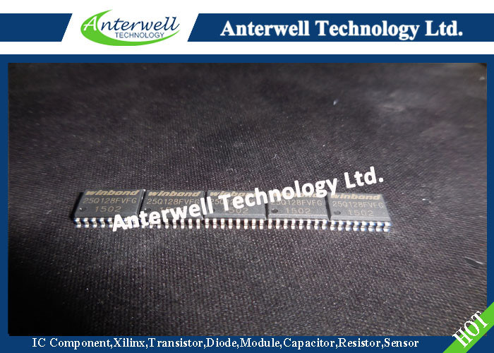 W25Q128FVFG Integrated Circuit Chip 3V 128M-BIT SERIAL FLASH MEMORY WITH DUAL/QUAD SPI & QPI