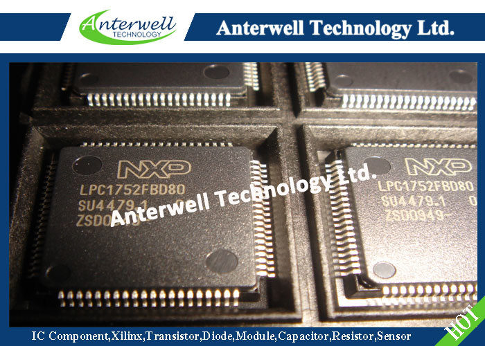 Microchips And Integrated Circuits LPC1752FBD80 32- bit ARM Cortex - M3 microcontroller