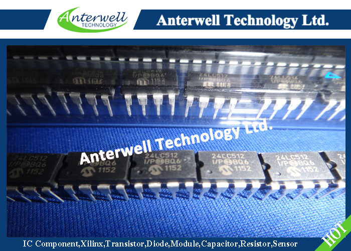 New & Original 512K I2C™ CMOS Serial EEPROM 24LC512-I/P