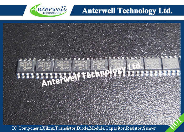 MCP6022-I/SN Electronic IC Chips Rail-to-Rail Input/Output, 10 MHz Op Amps