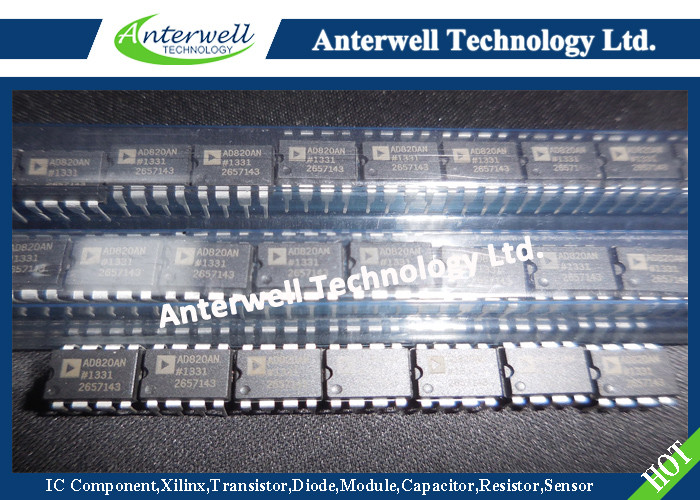 AD820AN IC Chip Single Supply , Rail to Rail Low Power FET-Input Op Amp