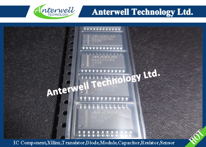 MAX209CWG IC Chips +5V RS-232 Transceivers with 0.1uF External Capacitors